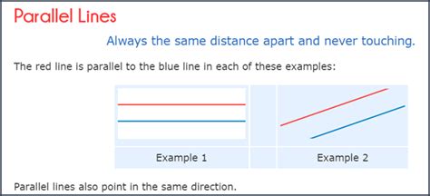 Two Lines Or Line Segments Are Classified As Parallel If They Are On The Same Plane And Never