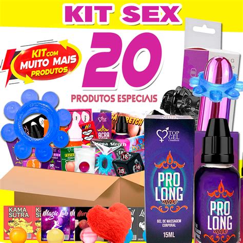 Kit Sex Shop 20 Produtos Eróticos Sexy C Gel Lubrificante Casal Melhor Preço Shopee Brasil