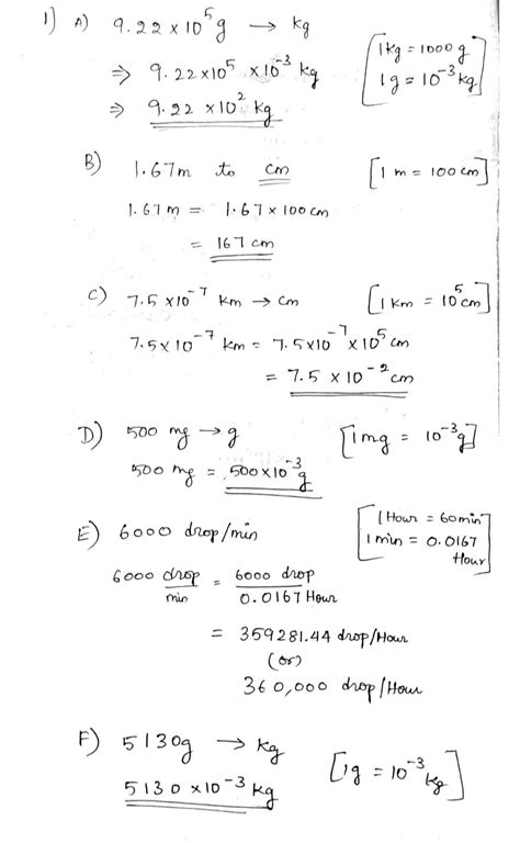 [solved] Model 1 Conversion Factors Equalities Can Be Turned Into Course Hero