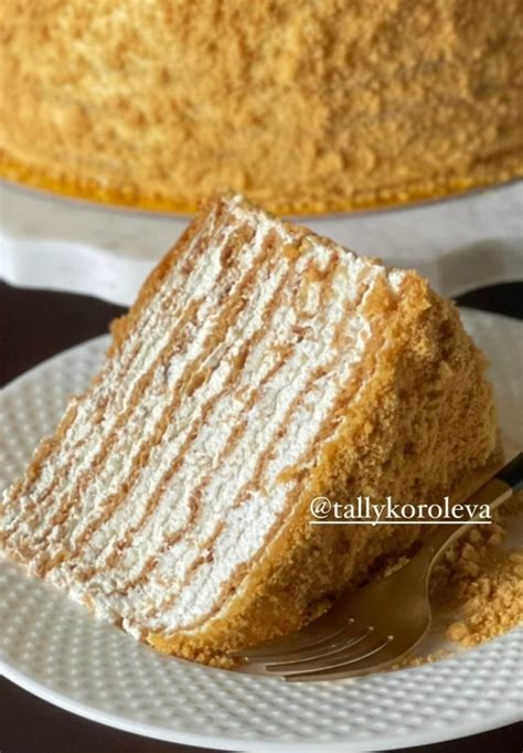 Рецепт Классический «Медовик воспоминания детства Это нежный вкусный «Медовик Тесто