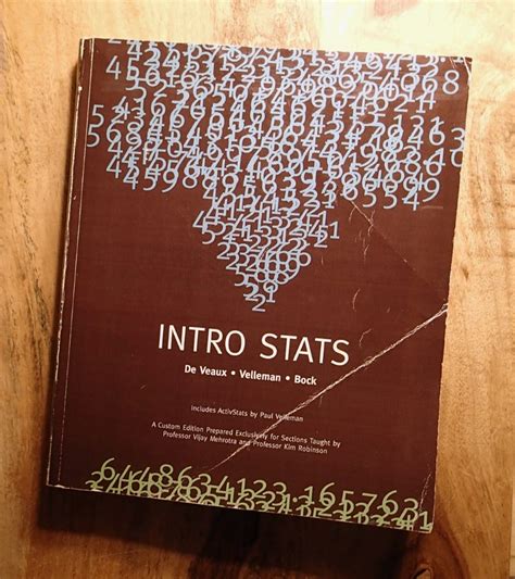 INTRO STATS 2nd Edition A Custom Edition By Alexis De Veaux Paul F Velleman David E Bock