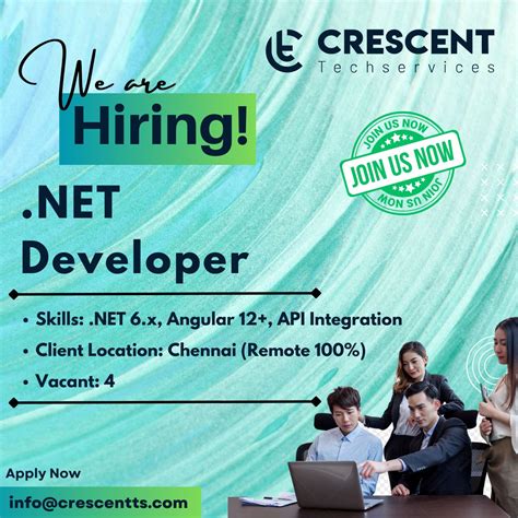 crescent techservices on linkedin hiring dotnet fullstack angular