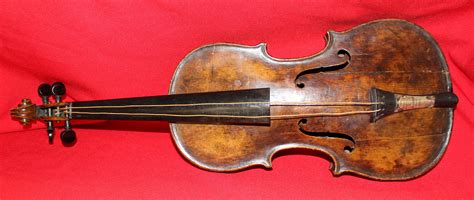 The Titanic Violin On Display At Titanic Belfast In Northern Ireland
