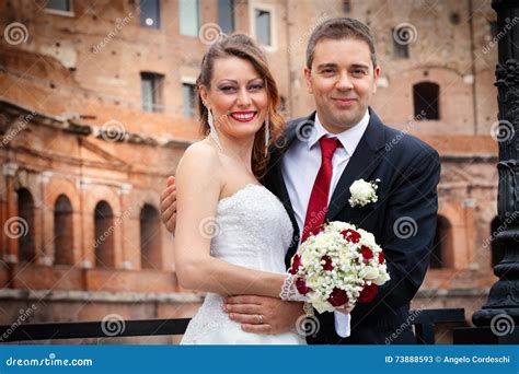 Husband And Wife Couple Marriage Newlyweds Stock Image Image Of