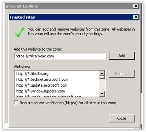 How To Import DOD Certs For CAC And PIV Authentication