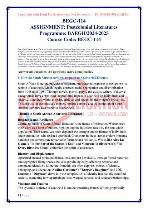 IGNOU BEGC SOLVED ASSIGNMENT ENGLISH MEDIUM