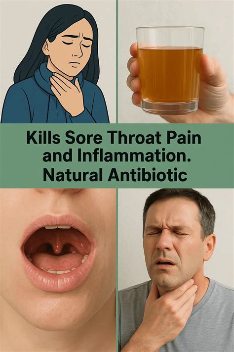 Natural Antibiotic Home Remedy To Relieve Sore Throat