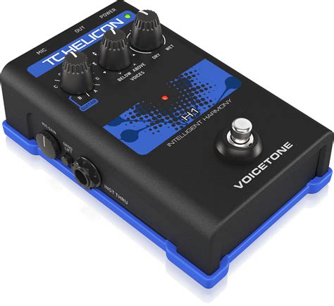 Tc Helicon Voicetone H1 Single Button Stompbox For Realistic Guitar