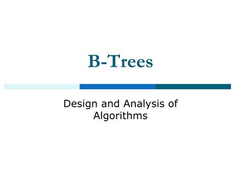 Ppt B Trees Powerpoint Presentation Free Download Id2387196