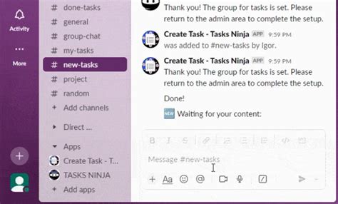 Create Tasks Using Any Materials In Messenger Using Your Task Manager