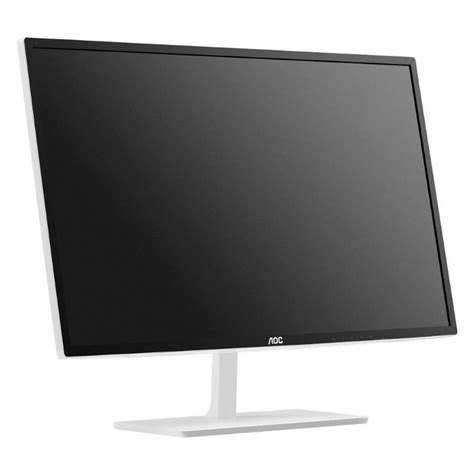 AOC Q VWF QHD FreeSync Monitor DP HDMI DVI Tilt Black Panel White Frame Soltec
