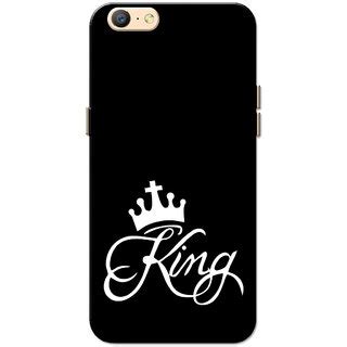 Buy Oppo A Case King Black White Slim Fit Hard Case Cover Back Cover For Oppo A Online