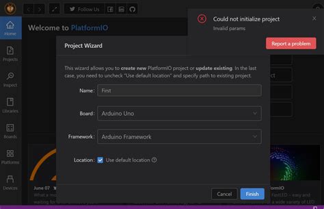 Could Not Initialize Project · Issue 4420 · Platformioplatformio Home