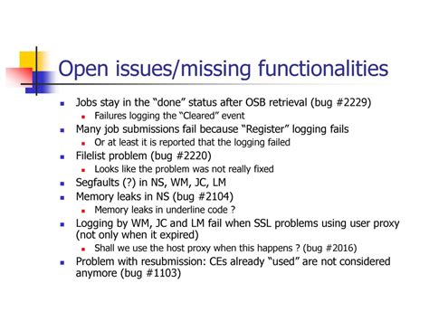 wp1 wms release 2 status and open issues ppt download