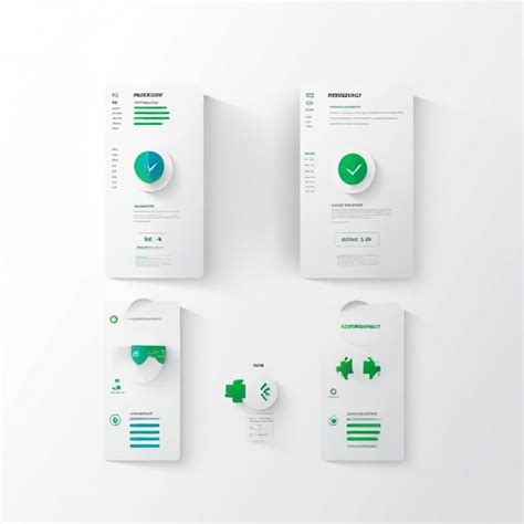 Efficiency Vector Set White Background Isolated A High Quality Premium Ai Generated Vector