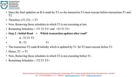 Transaction Serializability In Dbms Pptx Databases Computer