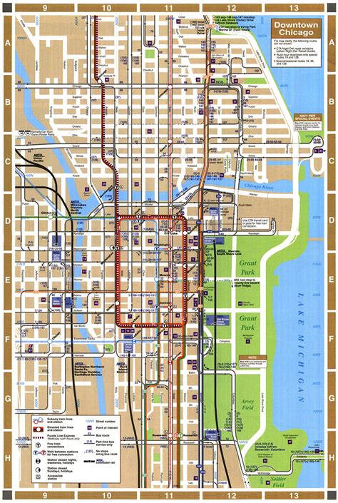 Chicago L Org System Maps Route Maps