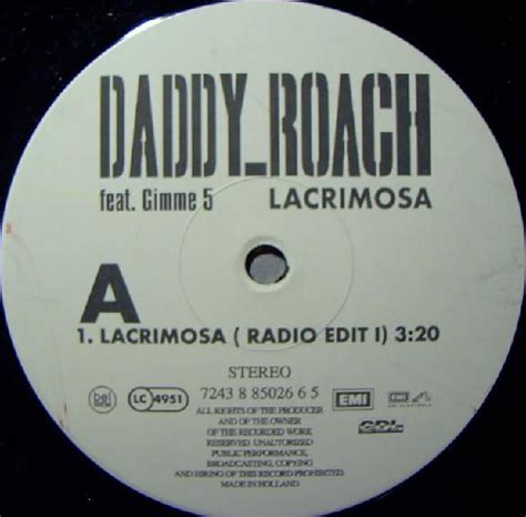 Daddy Roach Lacrimosa 12 Akerrecordsnl