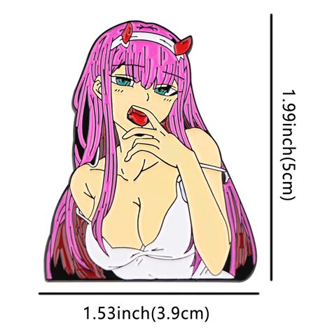Anime Darling In The Franxx Enamel Pin Womens Cool Brooch Accessory Animeware Com Free Shipping