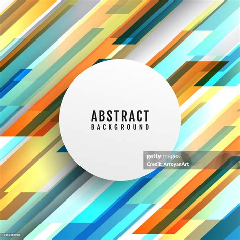 3d Colorful Abstract Background Overlap Layer On Bright Space With