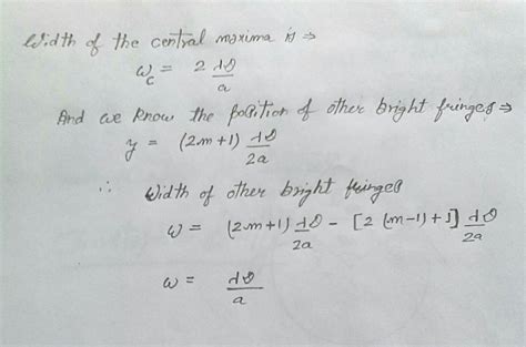 Formula Of Angular Width