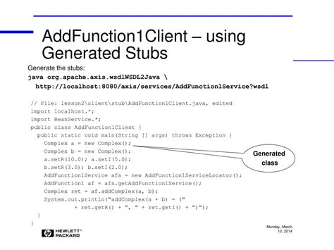 Ppt Web Services With Jax Rpc And Apache Axis Powerpoint Presentation