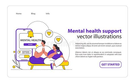 Tech Assisted Health Flat Vector Stock Vector Illustration Of Page