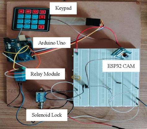 figure 5 from door lock system using humanfaces with esp32 cam