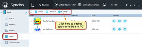 How To Back Up Ipod To Computer With Syncios Ipod Transfer