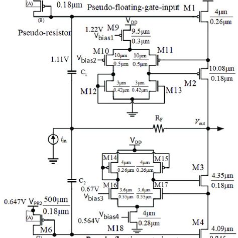 Complete Transistor Level Diagram Of The G M Boosted Inverter Cascode