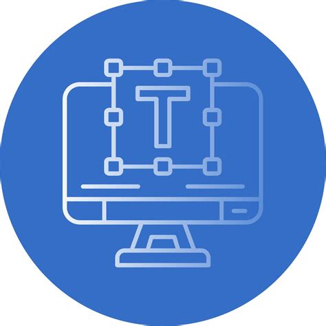 Typography Gradient Line Circle Icon 41282817 Vector Art At Vecteezy