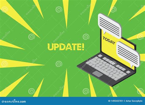 Handwriting Text Writing Update Concept Meaning Make Something More Modern Or Up To Date Like