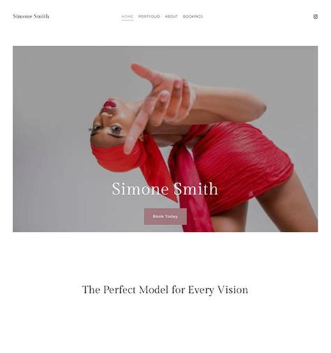 Create A Modeling Portfolio Website Pixpa