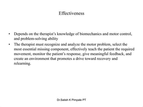 Motor Relearning Program Pdf Physical Therapy Wellness