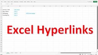 How To Create A Hyperlink In Excel 3 Most Common Types Of Hyperlinks ...