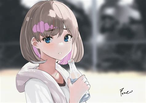 Safebooru 1girl Absurdres Bangs Blue Eyes Blurry Blurry Background