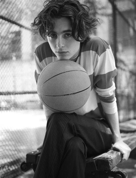 Timothée Chalamet On The Cover Of Luomo Vogue November 2019