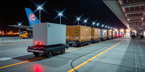 Automated Vehicles At Airports Optimize Air Cargo Transport From Planes To Distribution Centers