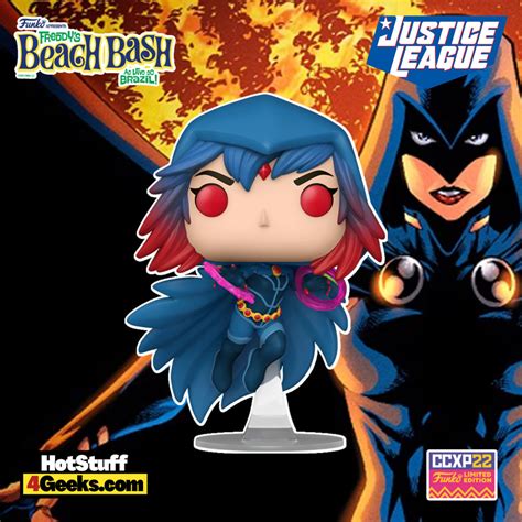 2022 Ccxp Justice League Raven Funko Pop Exclusive