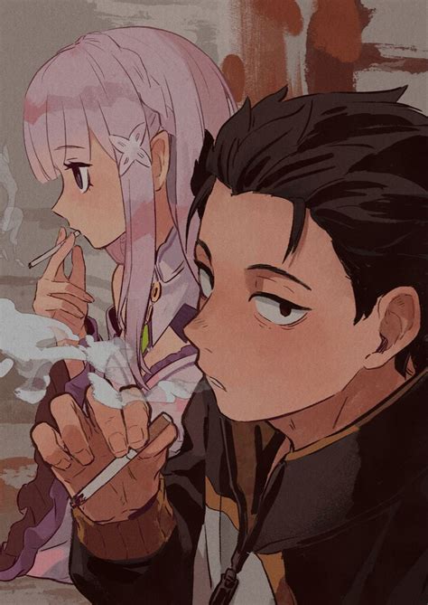 Нацуки Субару обои арт Ре Зеро Subaru Art Re Zero Rezero Subaru Re