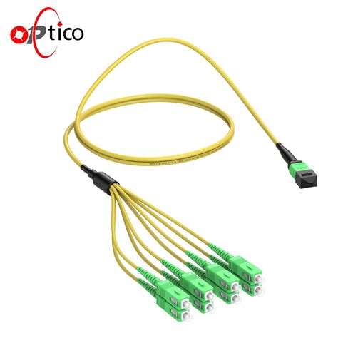 China 8f Mtp Mpo To Sc Apc Breakout Cable Manufacturers And Suppliers Factory Wholesale