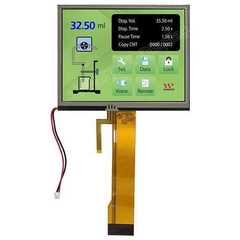 5 7 Resistive Touch TFT LCD Crest Technologies Pty Ltd Wholesaler And Distributor Of