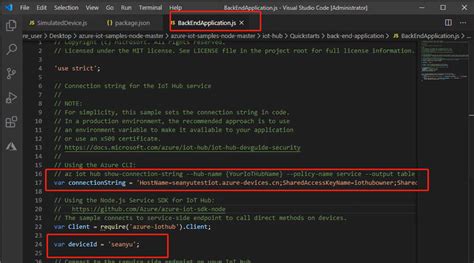 azure iot hub 动手训练营 （2） 实验1，发送设备到云的消息和从云端控制设备（node js device sdk