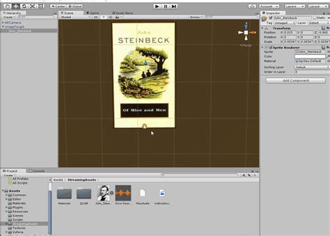 Introduction To Mobile Augmented Reality Development In Unity Programming Historian