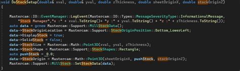 Stock Setup Using Chook Or Nethook Mastercam C Hook Net Hook And