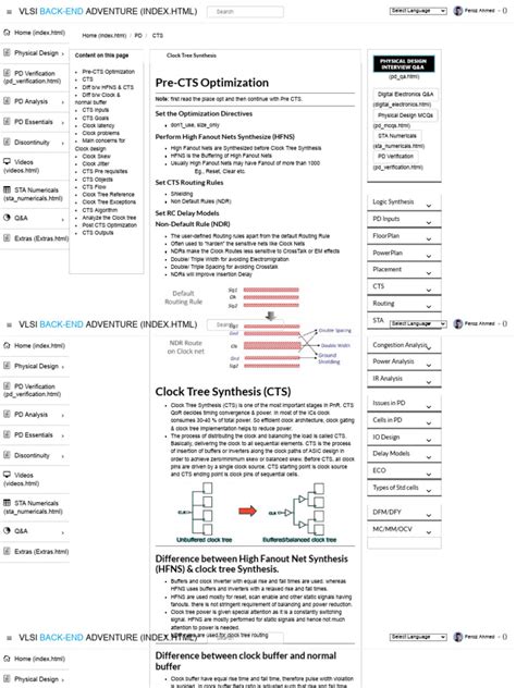 Clock Tree Synthesis Physical Design Pdf Computer Engineering Digital Electronics