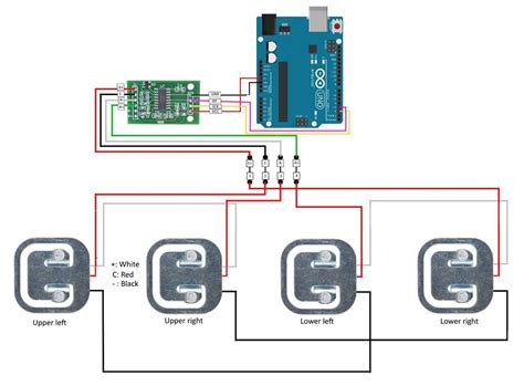 Arduino Bathroom Scale With 50 Kg Load Cells And Hx711 Amplifier