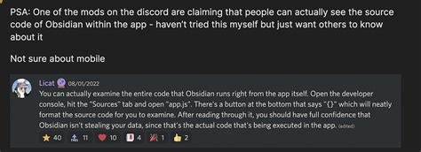 is it true that obsidian is already open source help obsidian forum