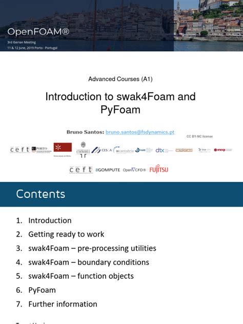 Swak4foam And Pyfoam Foamatiberia 2019 V3 Pdf Computer Programming