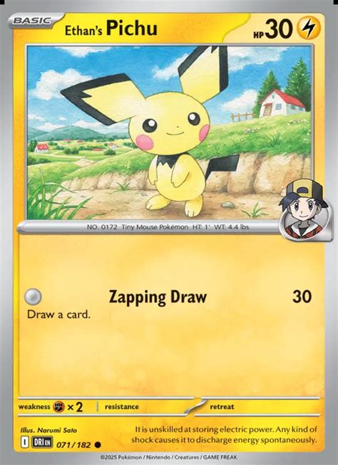 Everything About Pichu — Evolution Moves And Tcg Cards Pokemondex